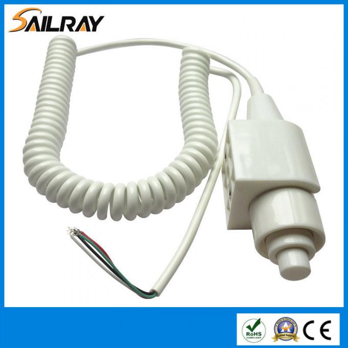 Two Step Push Button Omron X Ray Hand Switch For Dental Machine White Color